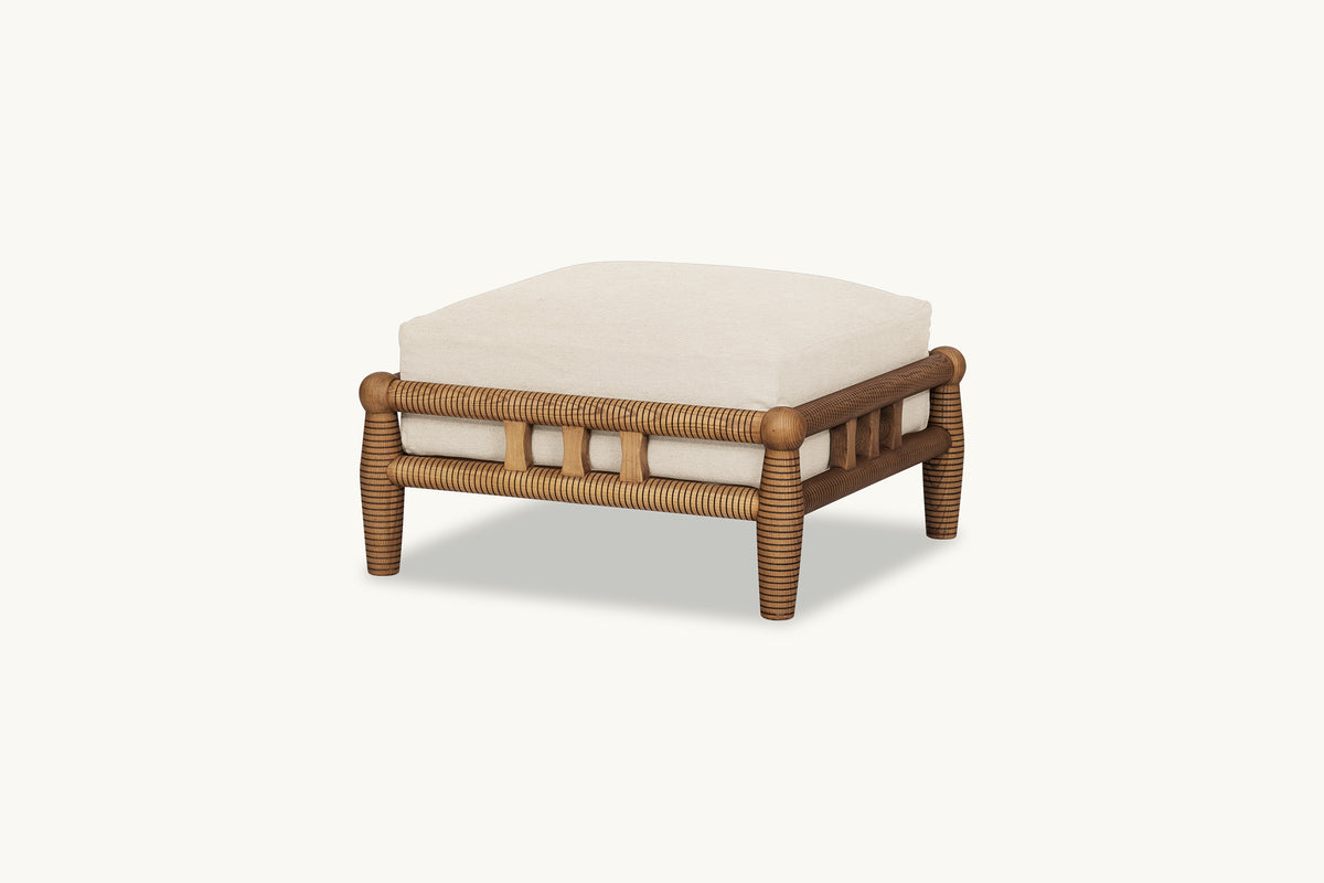 Gio Ottoman – Hand-Sanded American Wood – Sixpenny