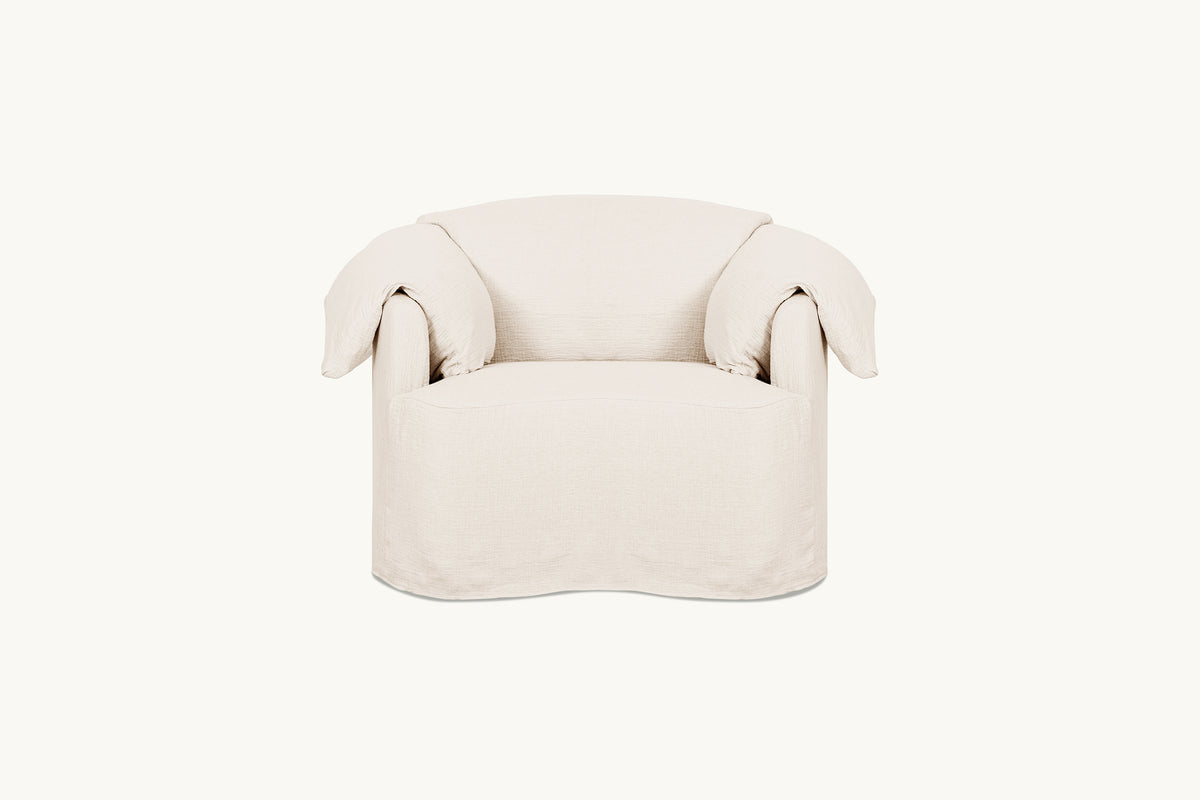 Loula Swivel Chair Slipcover – Washable – Sixpenny